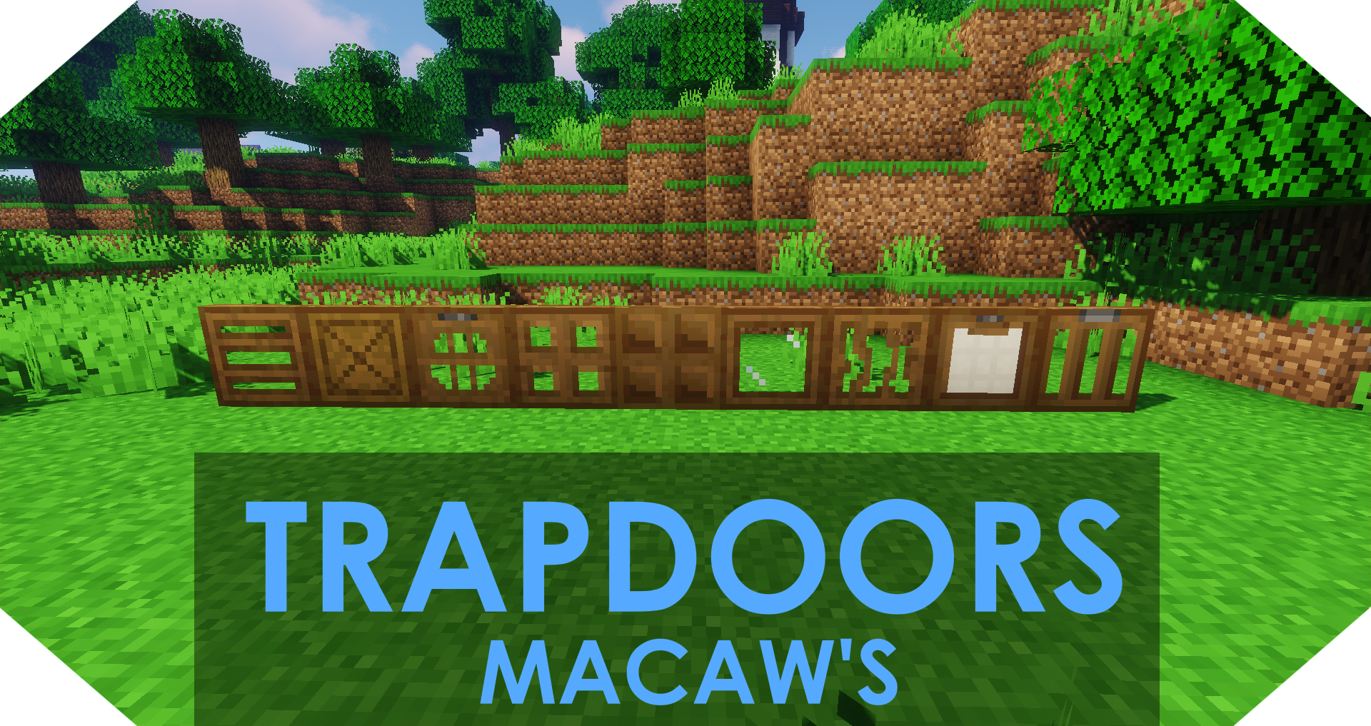 Macaw的活板门 - Macaw's Trapdoors - 我的世界 模组